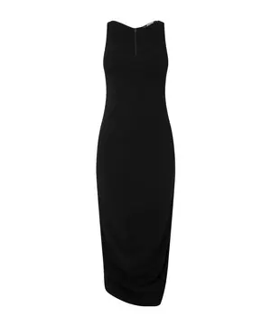 Jacquemus Sleeveless Bodycon Midi Dress - Black
