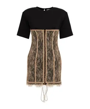 Giuseppe Di Morabito Spliced Solidcolor Dress
