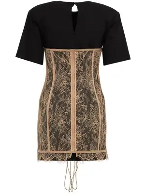 Giuseppe Di Morabito Spliced Solidcolor Dress