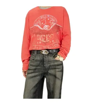 DIESEL® Long-sleeve T-shirt With Concert Graphics