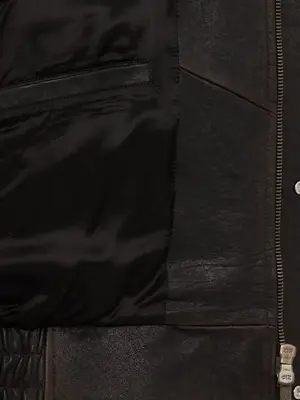 GOLDEN GOOSE Fine Collar Leather Jacket