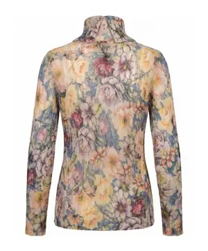 TWINSET Printed Long-sleeve Knit Top