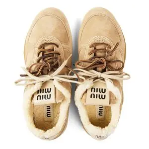 Miu Miu Suede Casual Sneakers