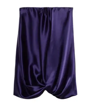 7 For All Mankind Cinch Hem Mini Dress - Purple
