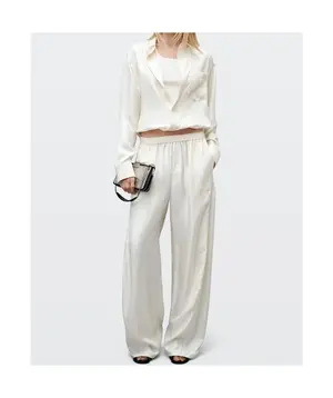 Alexander Wang Silk Layered Cami Shirt Top - Ivory