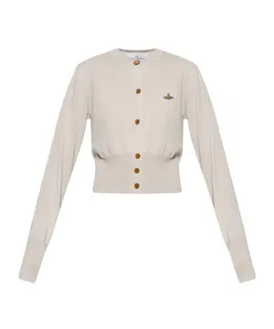 VIVIENNE WESTWOOD Long Sleeve Cardigan - Nude