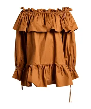 Saint Laurent Solid-colored Off-shoulder Top