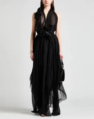 Dolce & Gabbana Sleeveless Deepv Maxi Dress