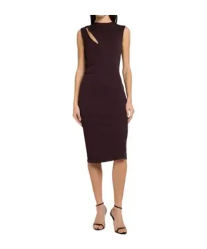 TOM FORD Crewneck Thinstrap Dress