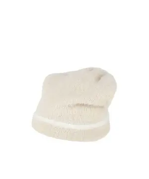 Jacquemus Two-tone Wool Knit Beanie - White