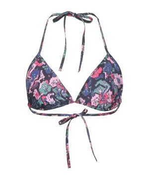 Isabel Marant Étoile Triangular Floral Bikini Top - Blue