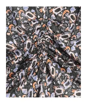 Isabel Marant Étoile Multicolor Satin Shortsleeve Top