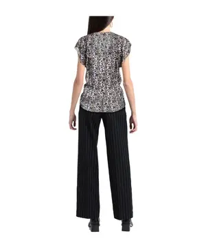 Isabel Marant Étoile Multicolor Satin Shortsleeve Top