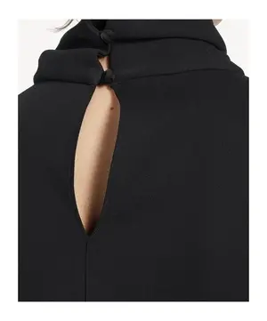 Balenciaga Crepe Scarf Shirt - Black