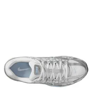 Nike P-6000 "silver Metallic" Lace Up Sneakers - No