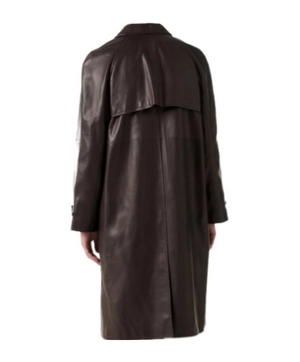 THE ROW Leather Car Coat