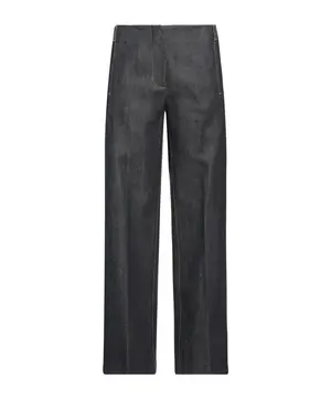 Tory Burch Darkwash Straightleg Jeans - Blue