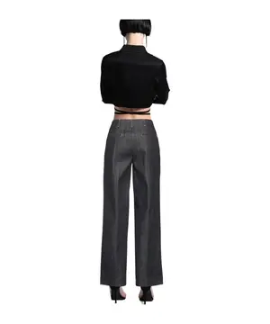 Tory Burch Darkwash Straightleg Jeans