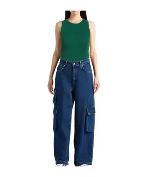 Max Mara Solidcolor Sleeveless Knit Top
