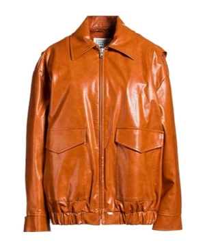 MAISON MARGIELA Thickened Striped Jacket - Orange