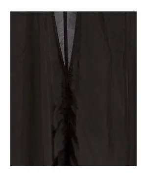Rick Owens Solidcolor Tullecrepe Coverup