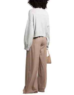 Brunello Cucinelli Highneck Zipup Sweater
