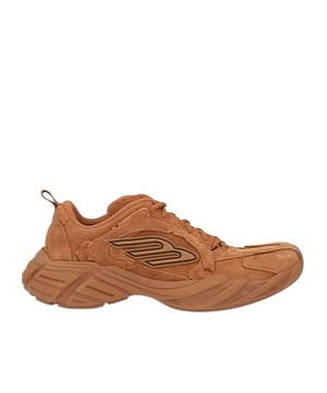 Balenciaga Solidcolor Platform Sneakers - Brown