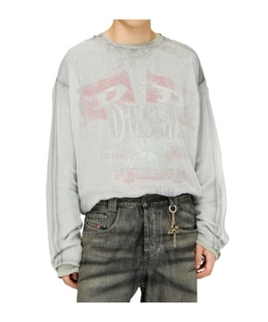 DIESEL® Sheer Chiffon Top With Concert Graphics