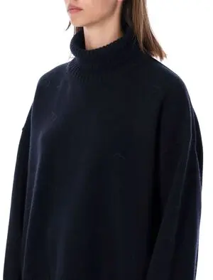 Soeur High-neck Knit Sweater