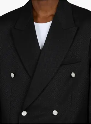 Casablanca Geometric-jacquard Single-breasted Blazer