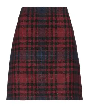 Max Mara Tweed Aline Skirt - Red