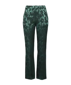 Chloé Straightleg Printed Trousers - Green