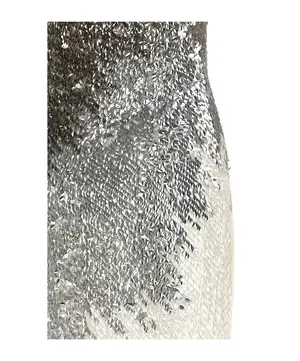 Elisabetta Franchi Metallic Sequined Corset Dress