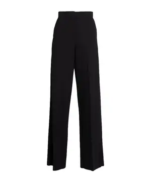 Max Mara Loose Straight-leg Pants - Black