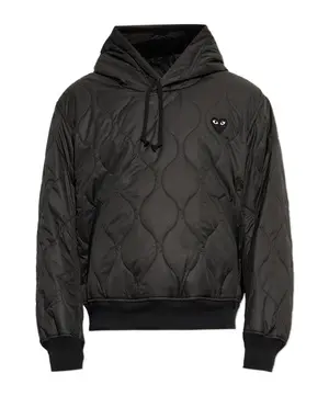 Play Comme Des Garcon Long-sleeve Casual Jacket - Black