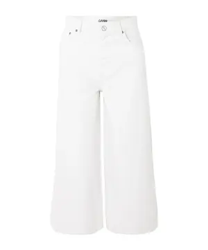 GANNI Loosefit Jeans - White