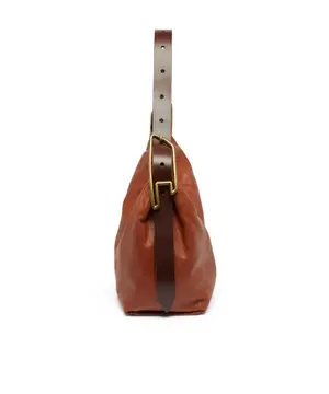 DIESEL® D-line-shoulder Bag In Shiny Leather