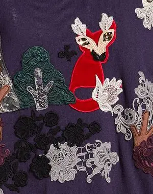 Dolce & Gabbana Cashmere Appliqué Crewneck Sweater