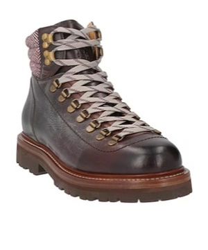 Brunello Cucinelli Minimalist Colorblock Hiking Boots