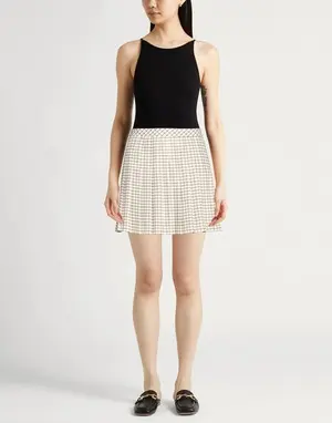 Tory Burch Plaid Pleated Skirt