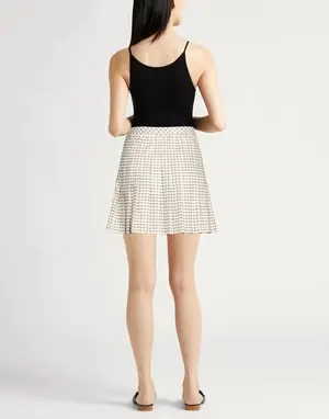 Tory Burch Plaid Pleated Skirt