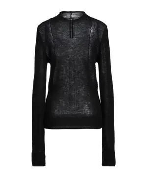 Rick Owens Solidcolor Wool Knit Sweater