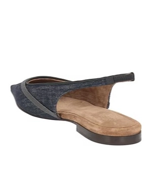 Brunello Cucinelli Denim Slipon Flats
