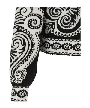Farm Rio Long-sleeve Open-front Knit Cardigan