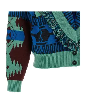 Alanui Long-sleeve Open-front Cardigan