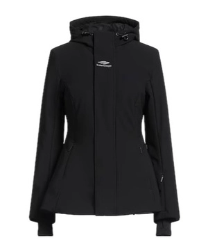 Balenciaga Minimalist Hooded Jacket - Black
