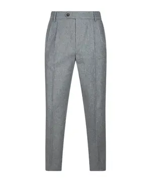 Eleventy Tailored Pleated Pants - Grey
