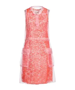MAISON MARGIELA Solidcolor Sleeveless Babydoll Dress - Pink