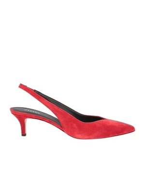 Isabel Marant Étoile Minimalist Suede Highheels - Red