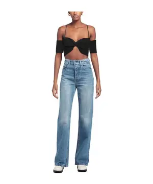 Jacquemus Solidcolor Lightweight Knit Shortsleeve Top